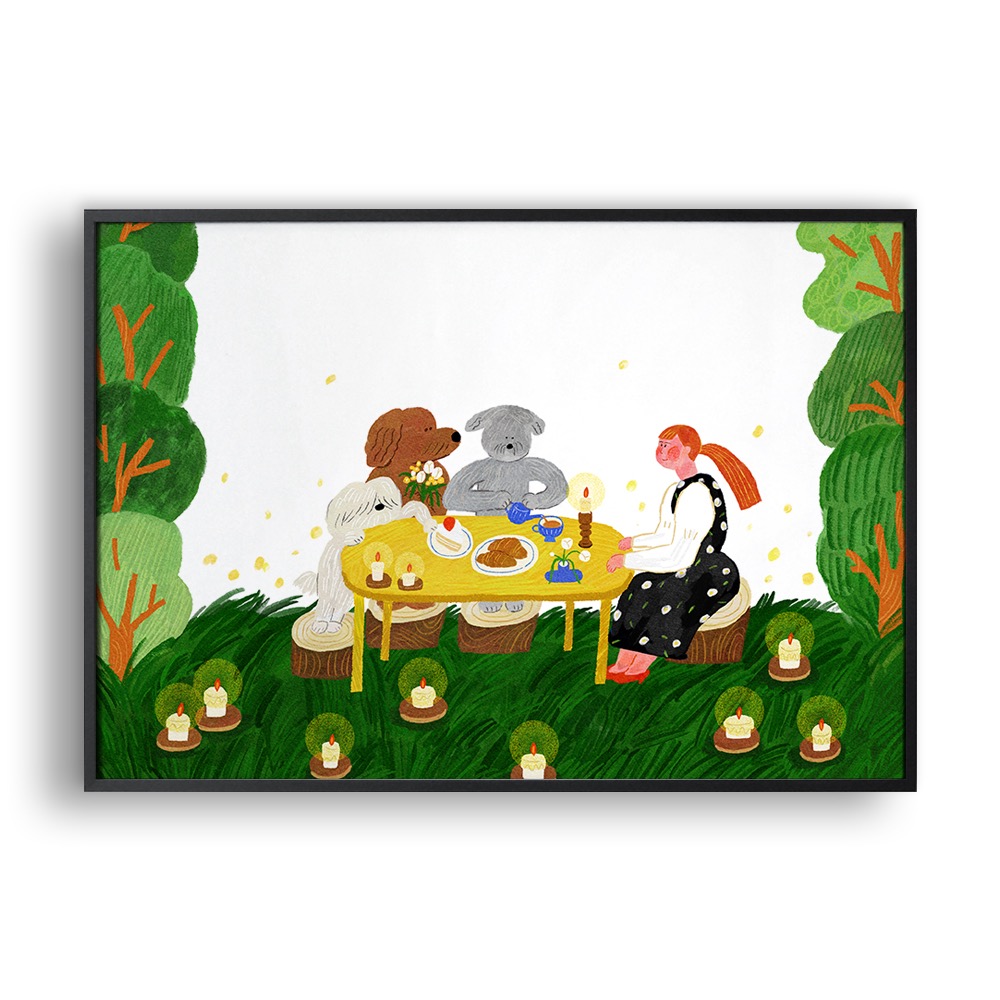 POOM | 우리는 여전히 (Art Print) / 일러스트 액자