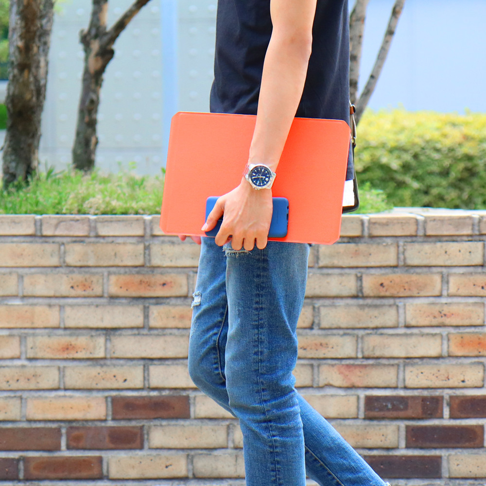 POOM | 리패드-A4클립보드 인조가죽 자석 메모패드