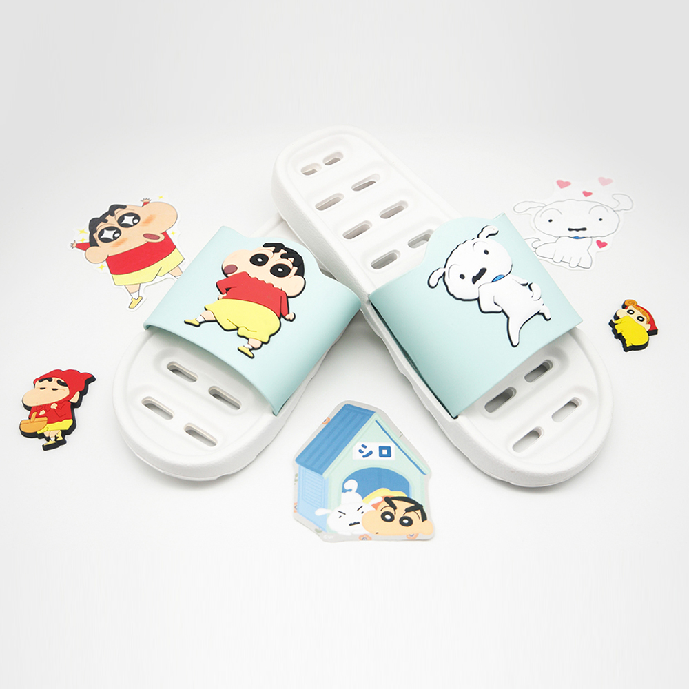 POOM | 짱구 EVA 욕실화 슬리퍼 성인용 270 mm 굿즈