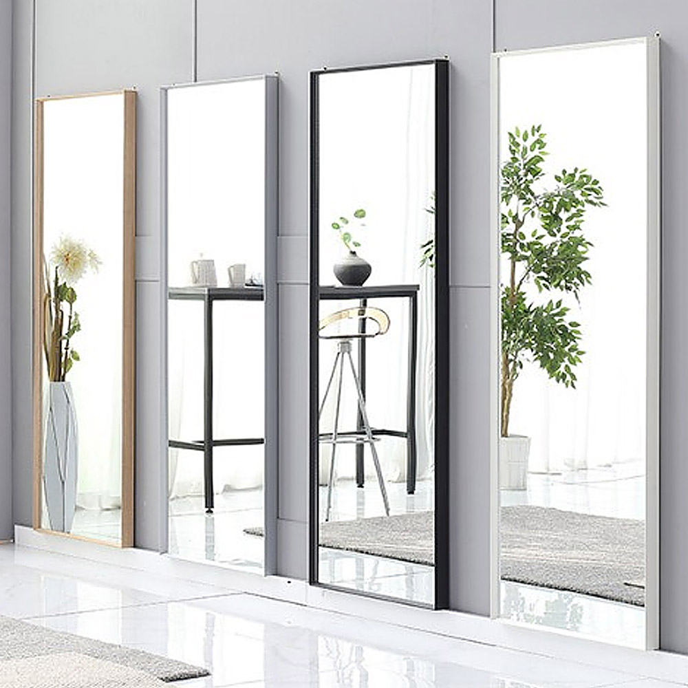 POOM | 벽걸이형 와이드 심플 전신거울 (4color)