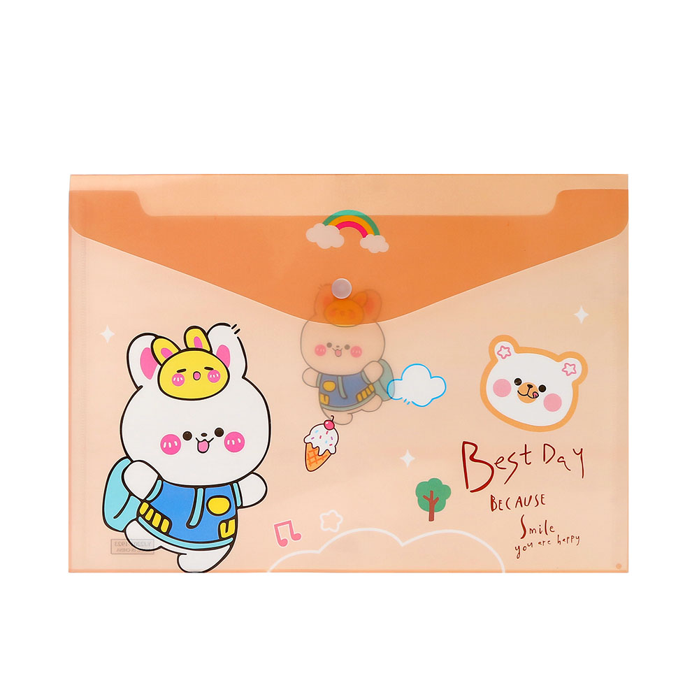 POOM | 똑딱이 화일 10p세트 서류정리 A4파일