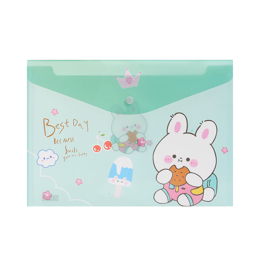 POOM | 똑딱이 화일 10p세트 서류정리 A4파일