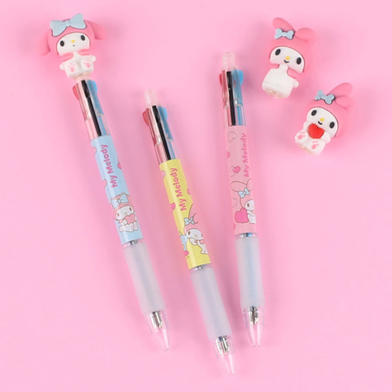 POOM | 산리오 마이멜로디 피규어 3색 볼펜 1p 랜덤 0.7mm