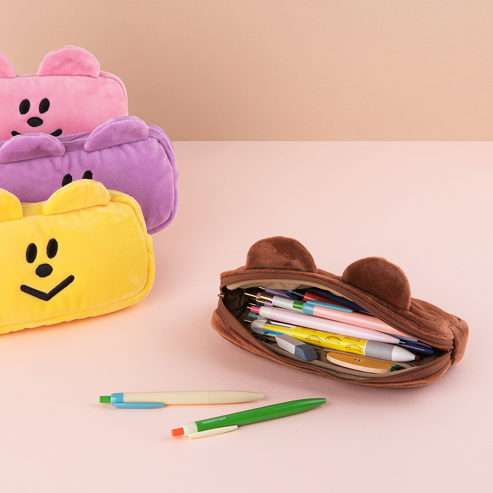 POOM | 모모씨 베어 펜슬 파우치 4 color