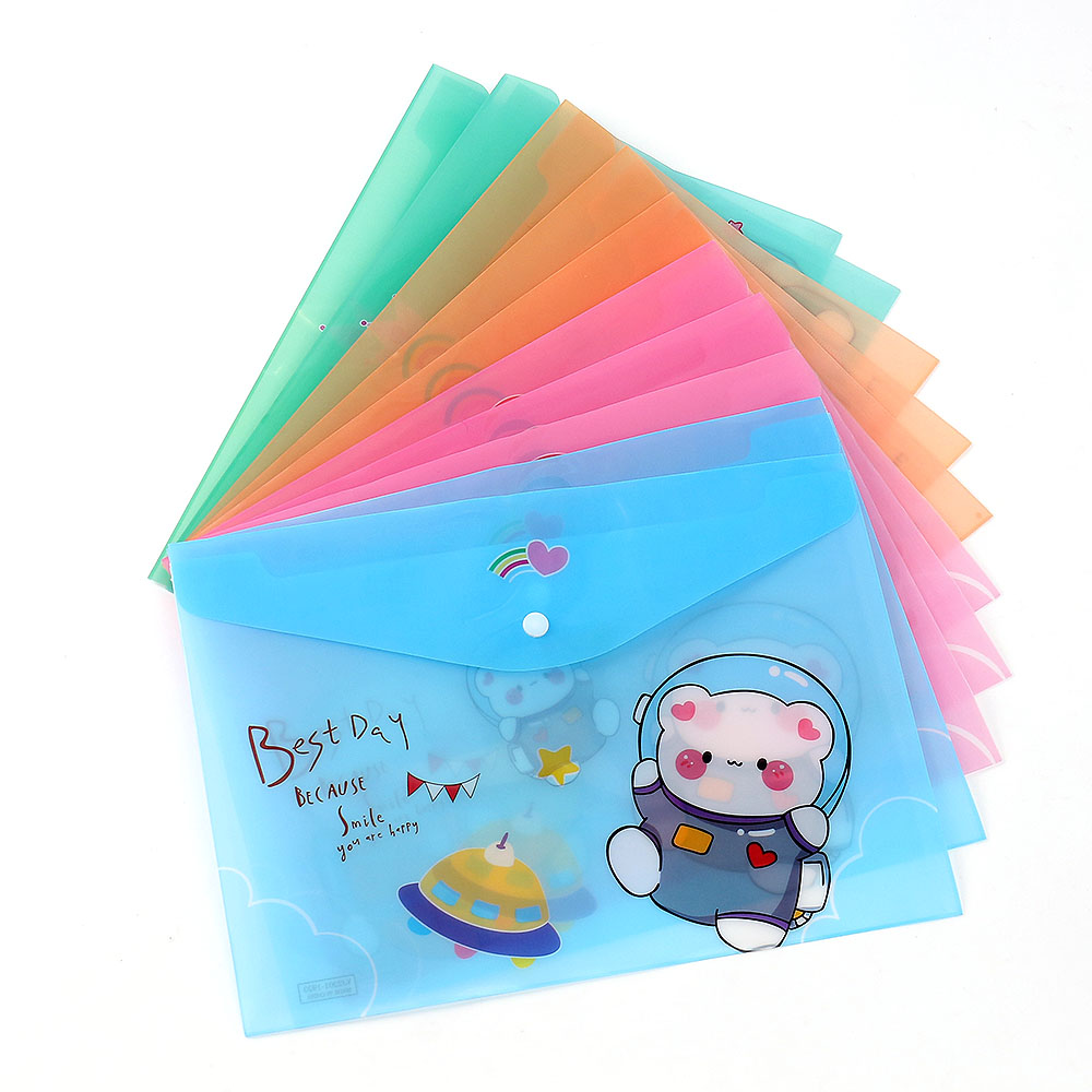 POOM | 똑딱이 화일 10p세트 서류정리 A4파일