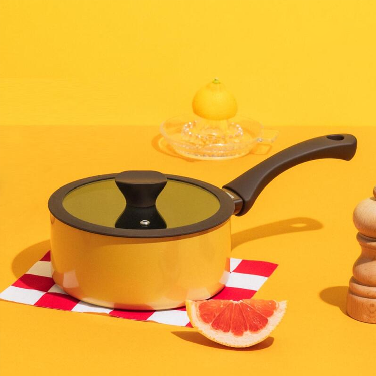 POOM | 닥터하우스 글로우 인덕션 편수냄비 18cm