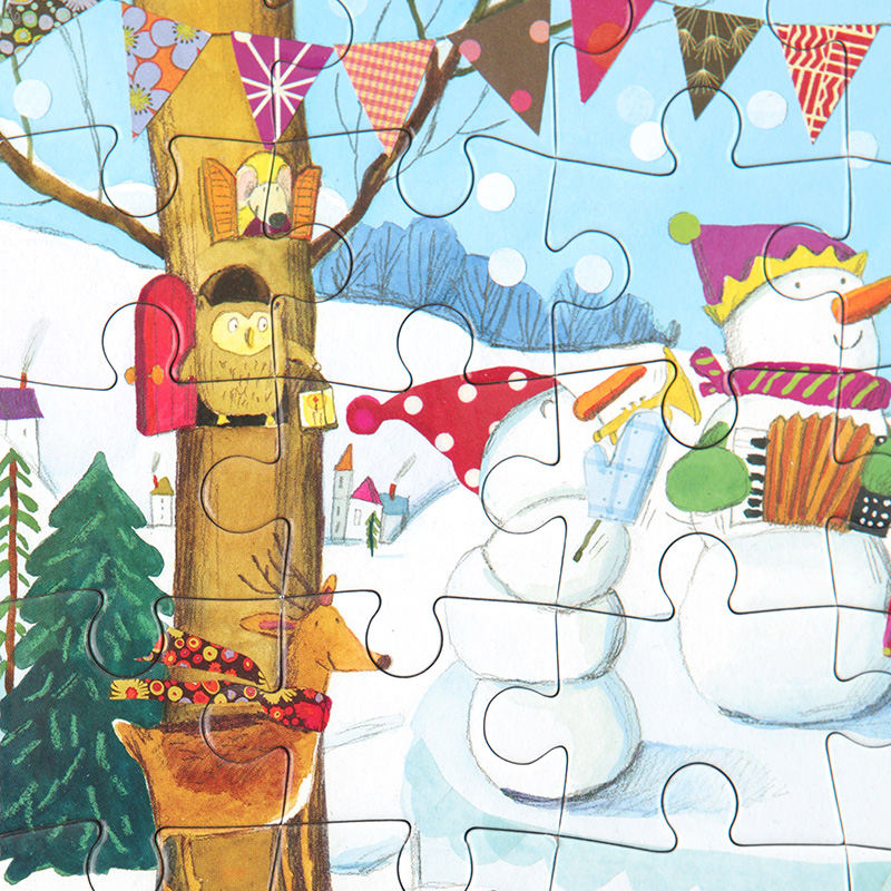 POOM | [공간27] 스노우맨 밴드 36피스 미니퍼즐