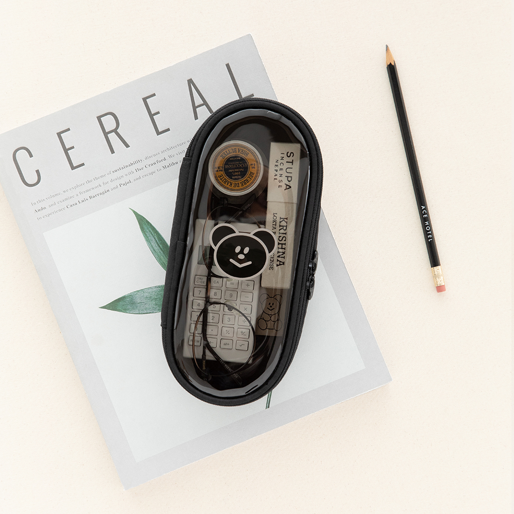 POOM | 모모씨 베어 윈도우 펜슬 케이스 4color