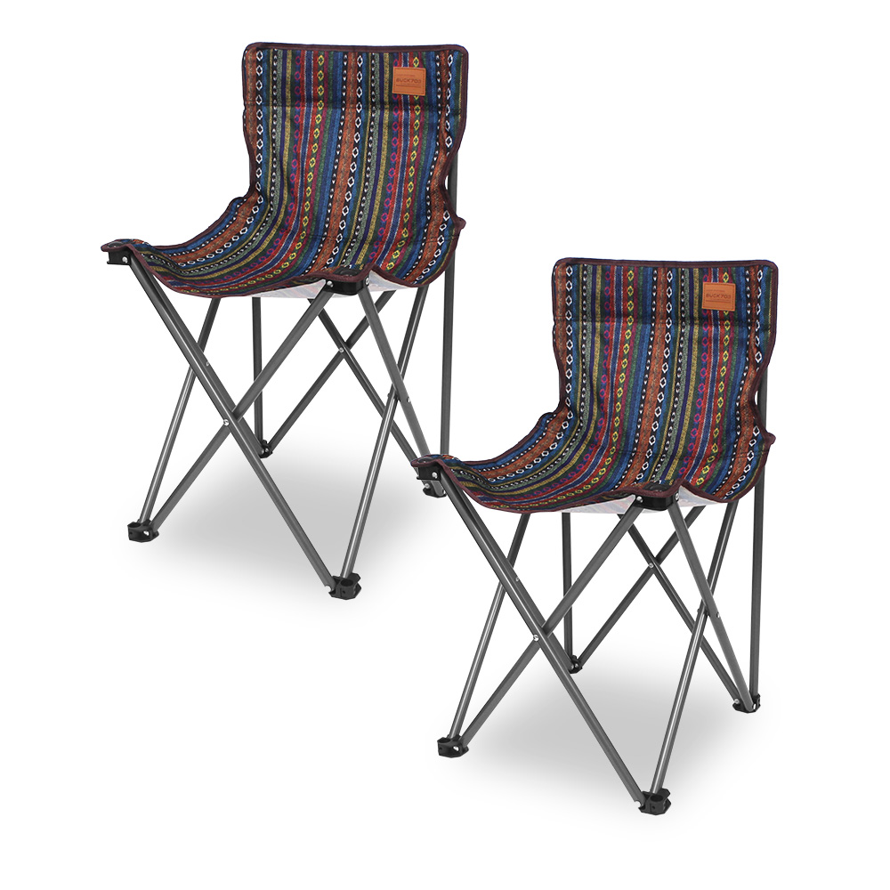 POOM | SALE 페어아일 감성캠핑 캠핑체어 1+1 2P SET